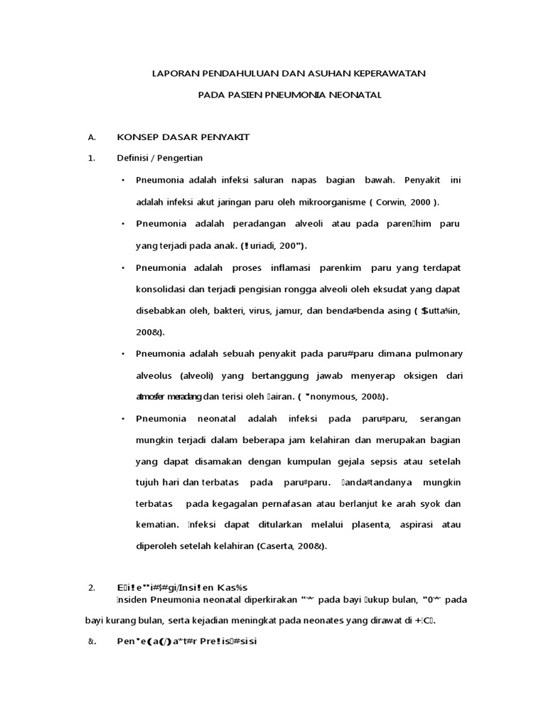 LP Pneumonia Neonatal Nicu | PDF