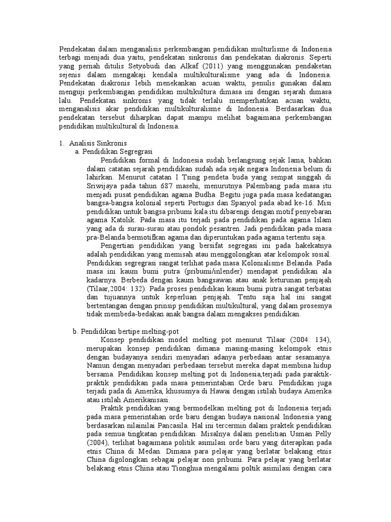 Pendekatan Multikultural | PDF Pendekatan Multikultural | PDF