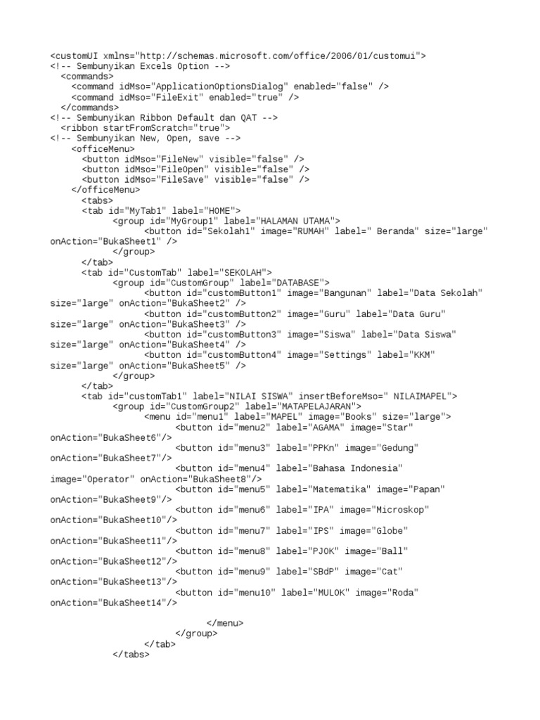 Custom Excel App for School Data | PDF | Graphical User Interfaces ...