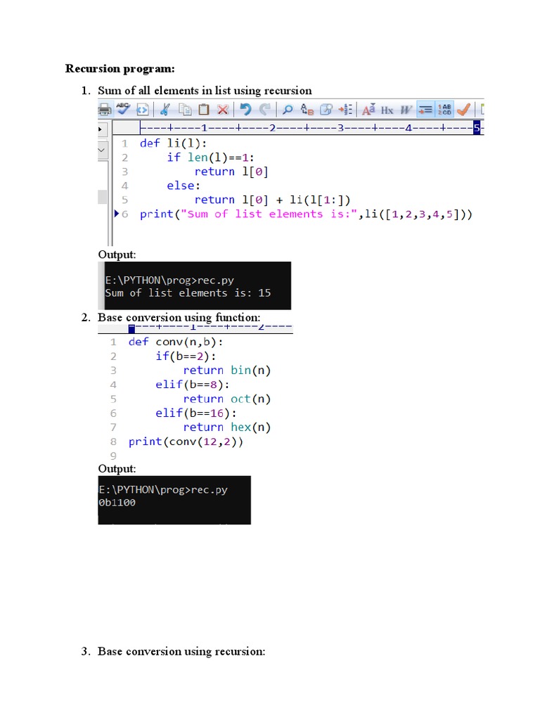 sum-of-all-elements-in-list-using-recursion-pdf