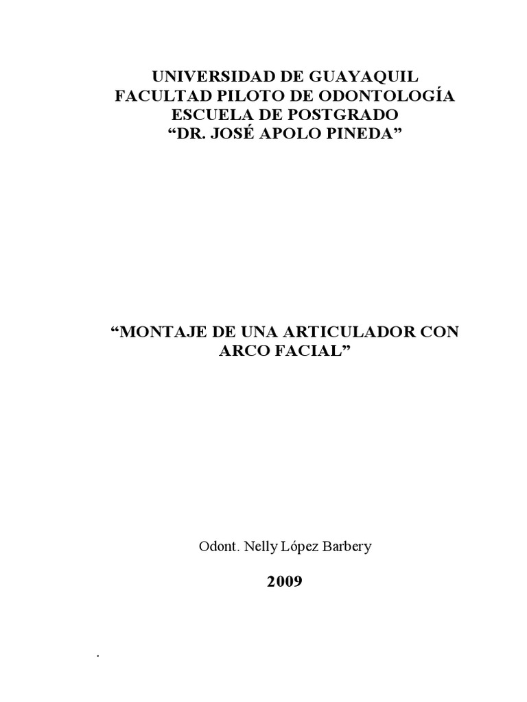 Arco Facial | PDF | Dentadura postiza | Boca