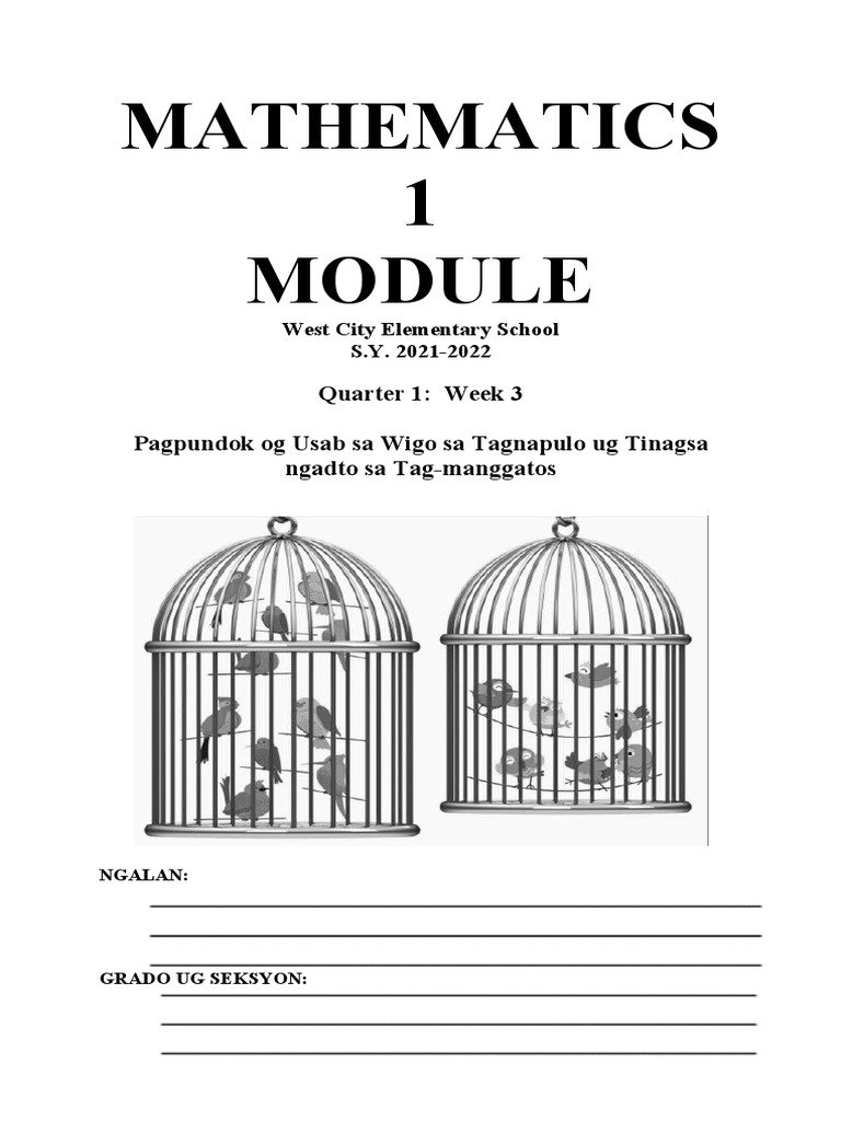 Module Math1 Q1Week3 | PDF