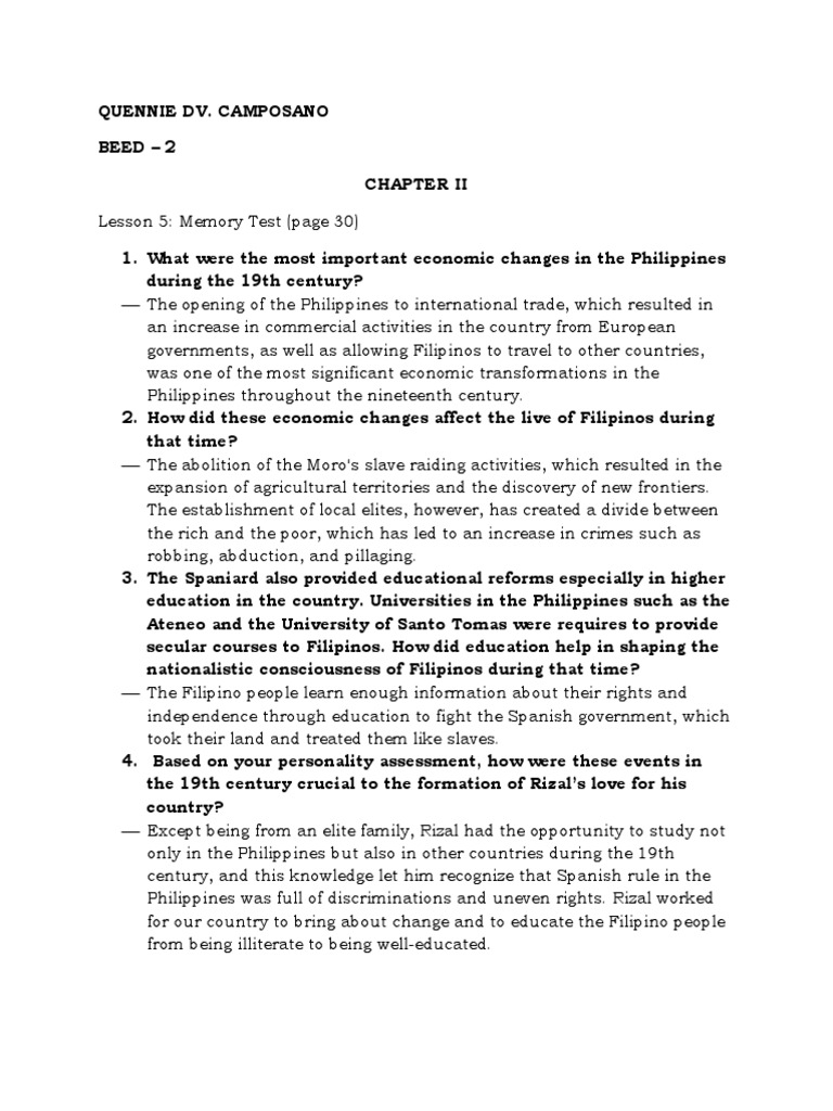 Rizal Midterm | PDF | Philippines