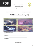Module Teaching Pe N Health in Elementary Grades | PDF | Lesson Plan ...