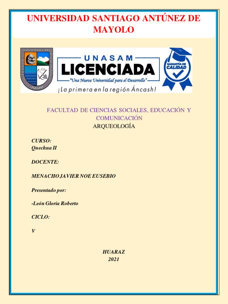 Sitio Arqueologico de Jancu | PDF