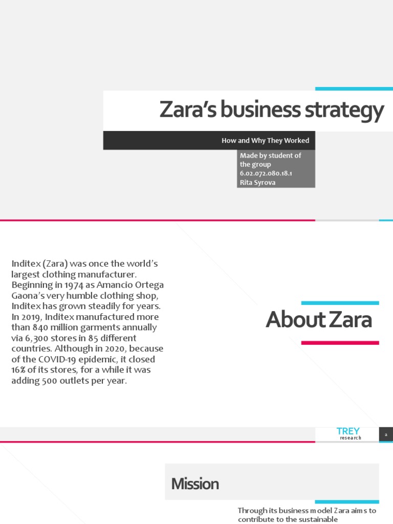Zara's Sustainable Business Strategy | PDF | Sustainability | Retail