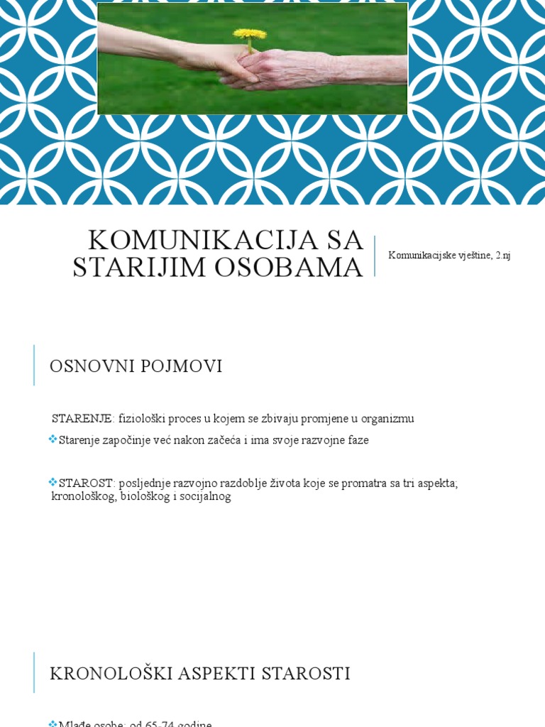 Komunikacija Sa Starijim Osobama | PDF