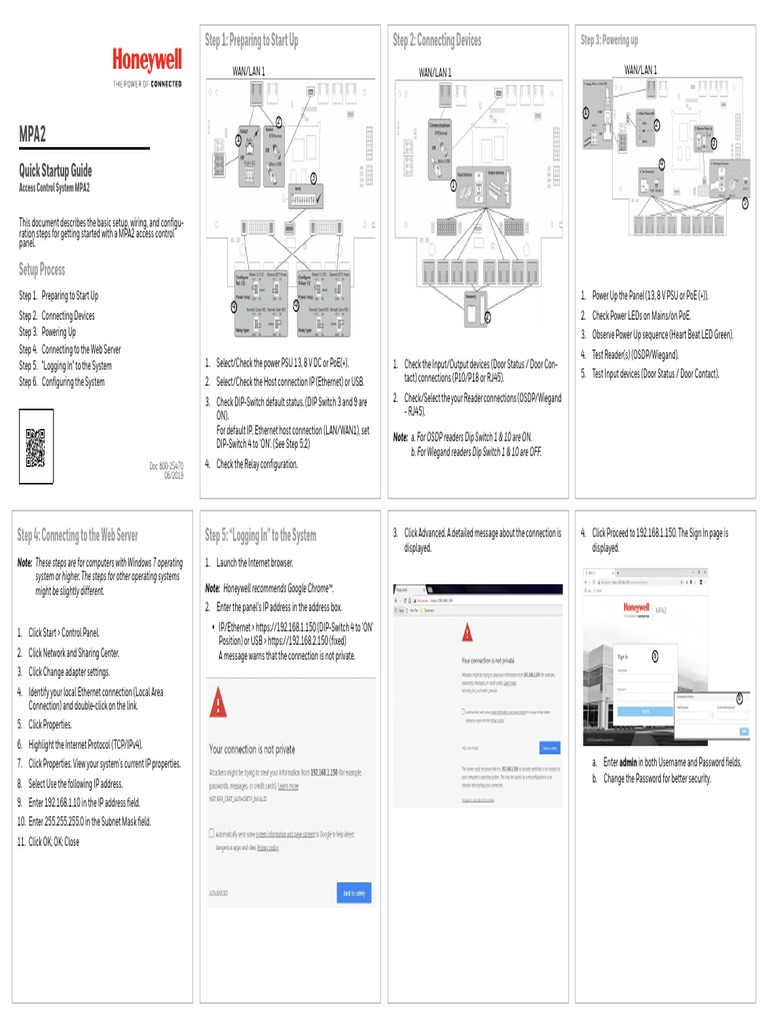 MPA2 Quick Start Guide | PDF | Ip Address | Internet