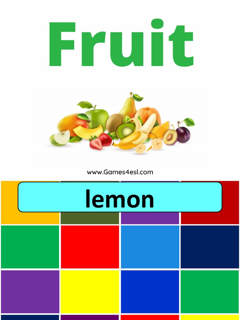 Fruit Hidden Picture | PDF