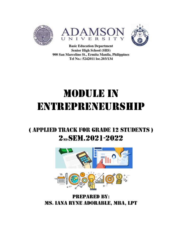 Module 1-Week 1-Introduction To Entrepreneurship | PDF ...