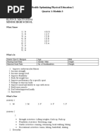 Activity to Steps Conversion Chart | PDF | Swimming | Sports
