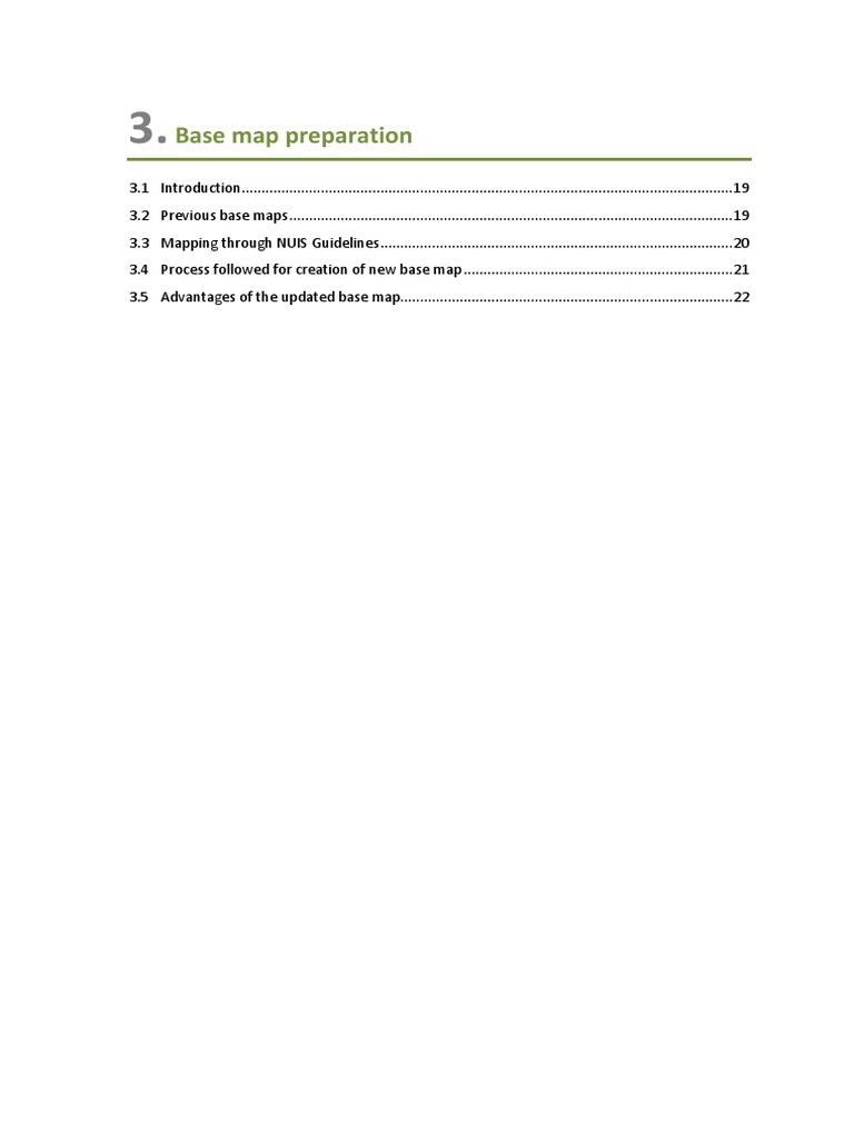 Base Map Preparation for Urban Planning | PDF | Geographic Information ...