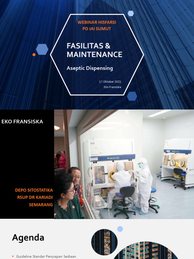 Fasilitas & Maintenance Aseptic Dispensing | PDF | Chemistry