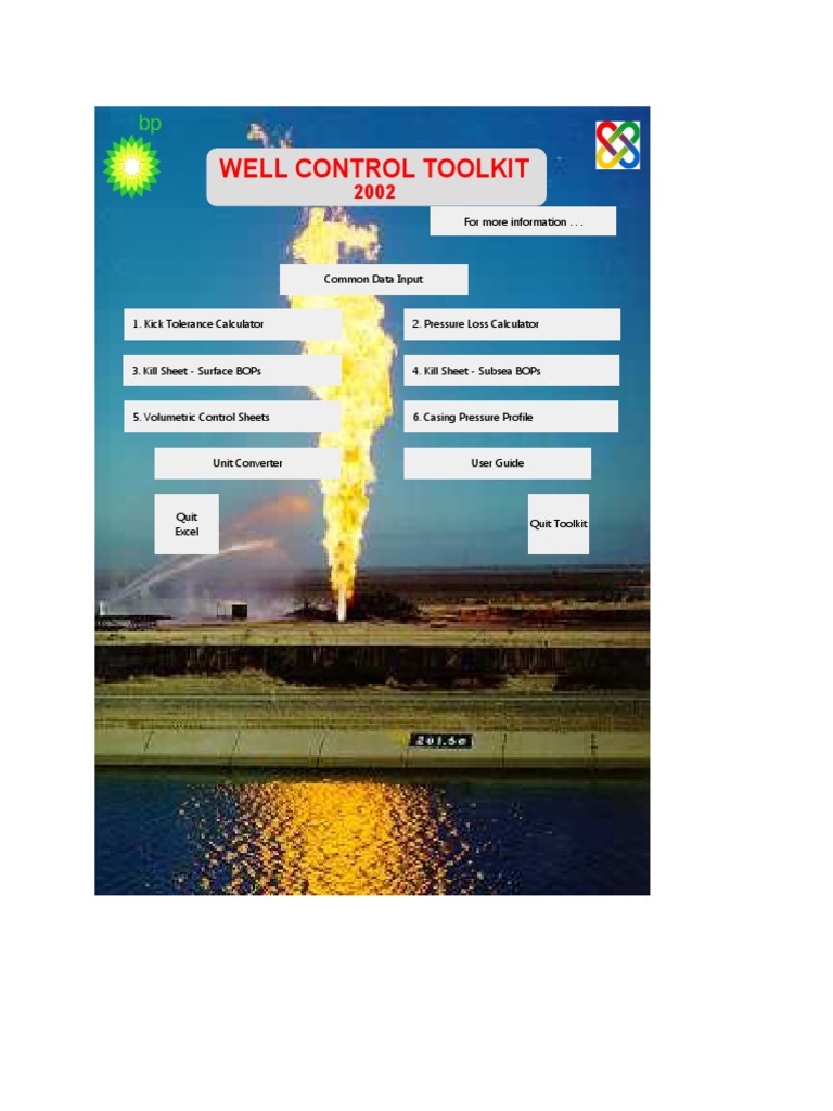 671 - BP Well Control Tool Kit 2002 | PDF | Casing (Borehole ...