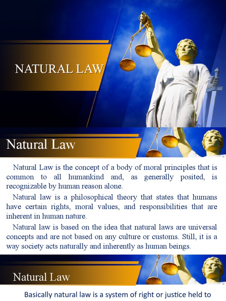 Understanding Natural Law Principles | PDF | Natural Law | Reason