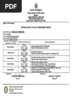 DAILY LESSON LOG Cover Page | PDF