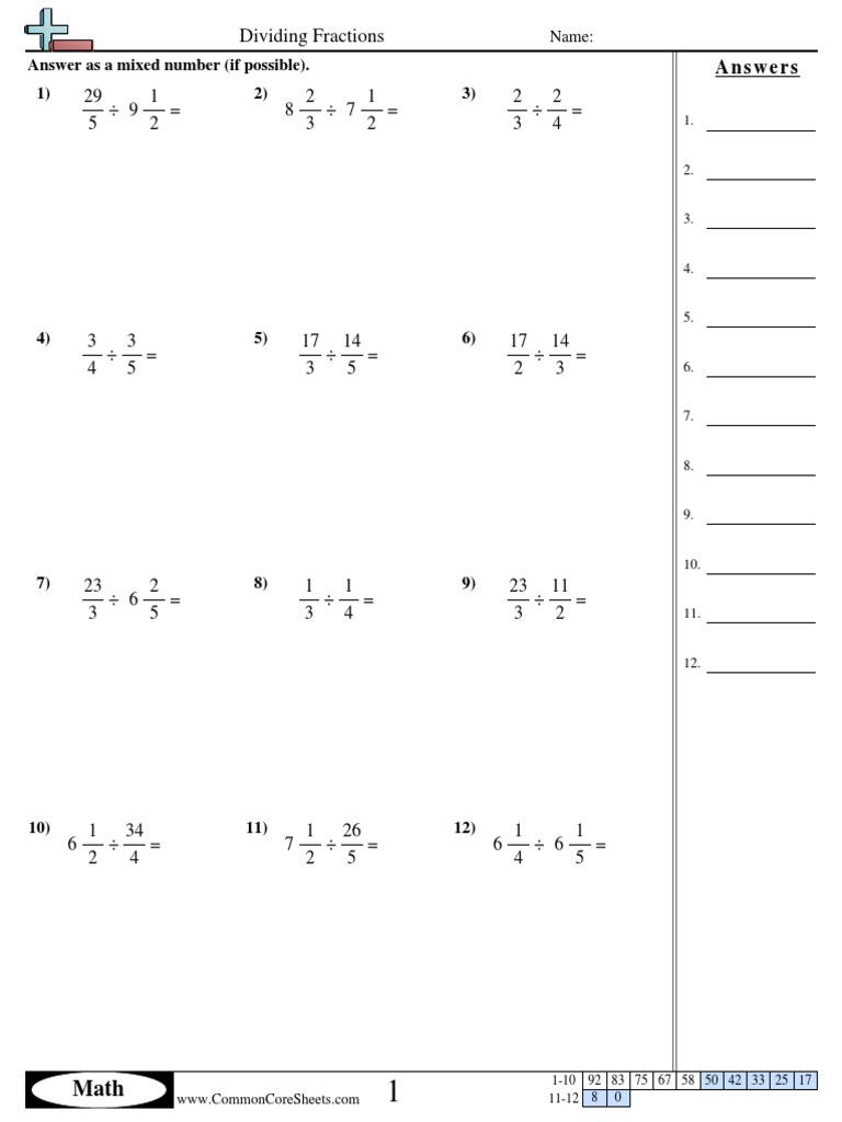 Dividing Fractions Made Easy | PDF | Division (Mathematics) | Arithmetic