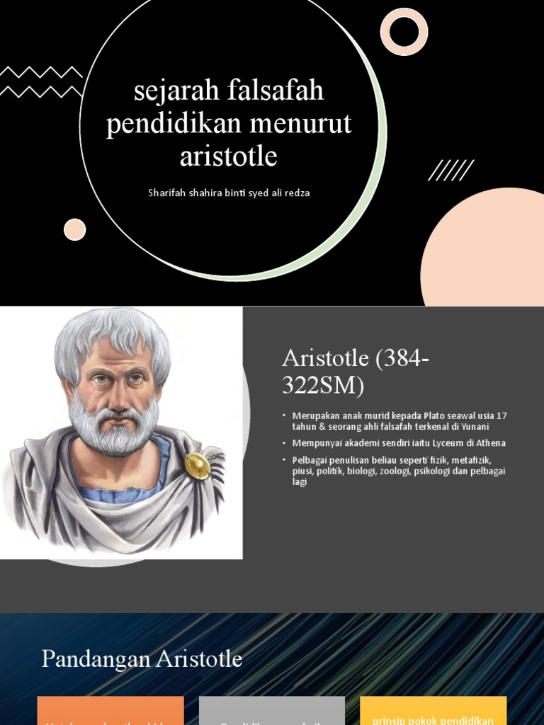 Sejarah Falsafah Pendidikan Menurut Aristotle | PDF