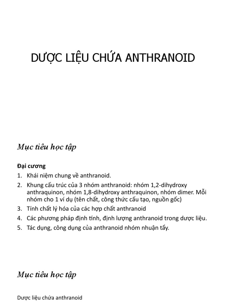 Anthranoid - 1 | PDF