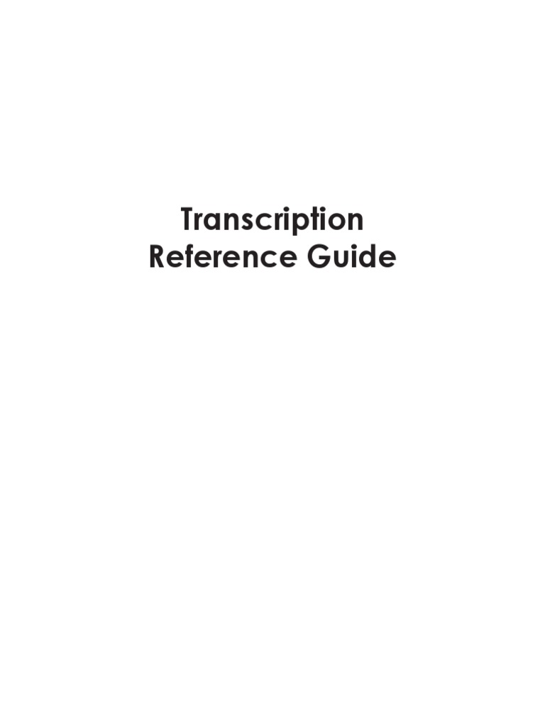 Medical Transcription Reference Guide - Ebook | PDF | Comma | Adjective