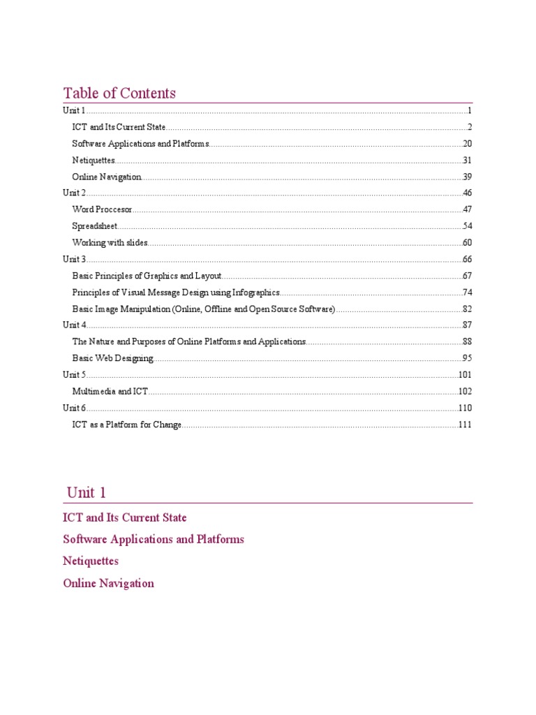 ICT and Its Current State Software Applications and Platforms ...