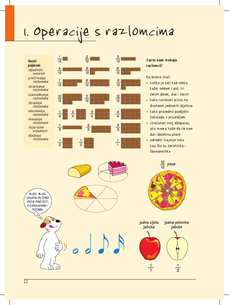 Razlomci (6 Razred) | PDF