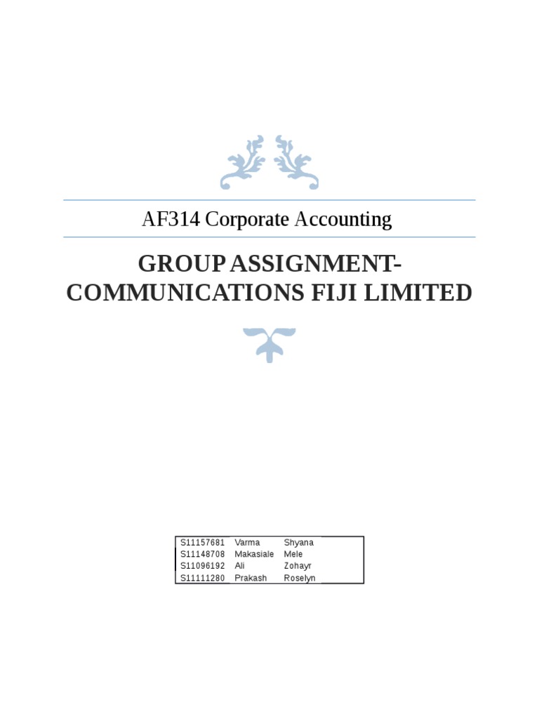 Af314 Group Assignment 2020 2021 | PDF | Audit Committee | Audit
