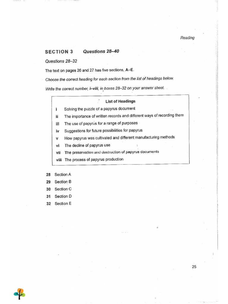 Matching Headings, Summary, MCQ PDF | PDF