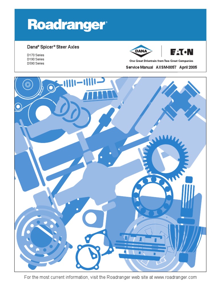 Eaton D170 Service | PDF | Axle | Gear