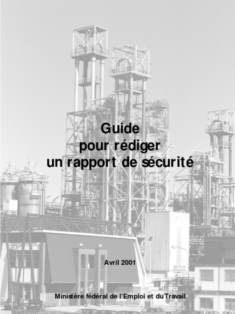 Guide Pour Rediger Un Rapport HSE | PDF | Sécurité | Plaie