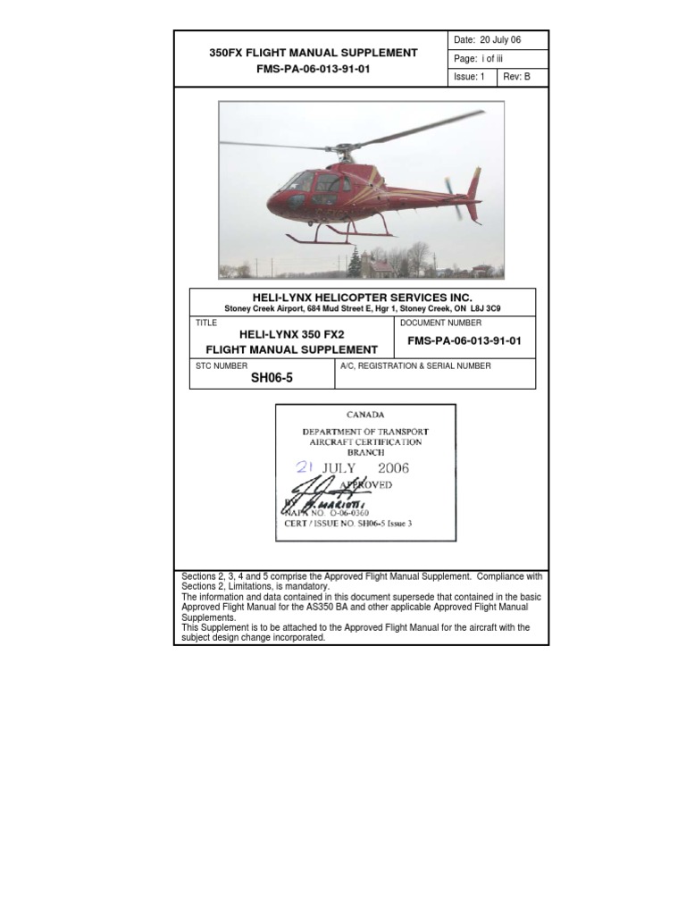 Download Free As350 B3e Flight Manual Cover - worldoflasopa