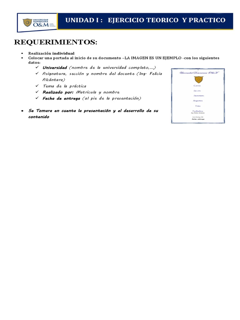 Requisitos para la elaboración de un informe sobre algoritmos básicos | PDF | Algoritmos ...