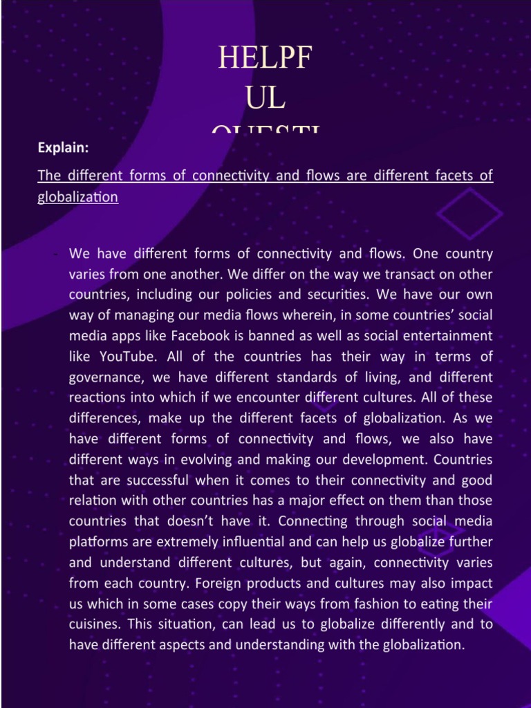 Introduction To Globalization | PDF | Globalization | Communication