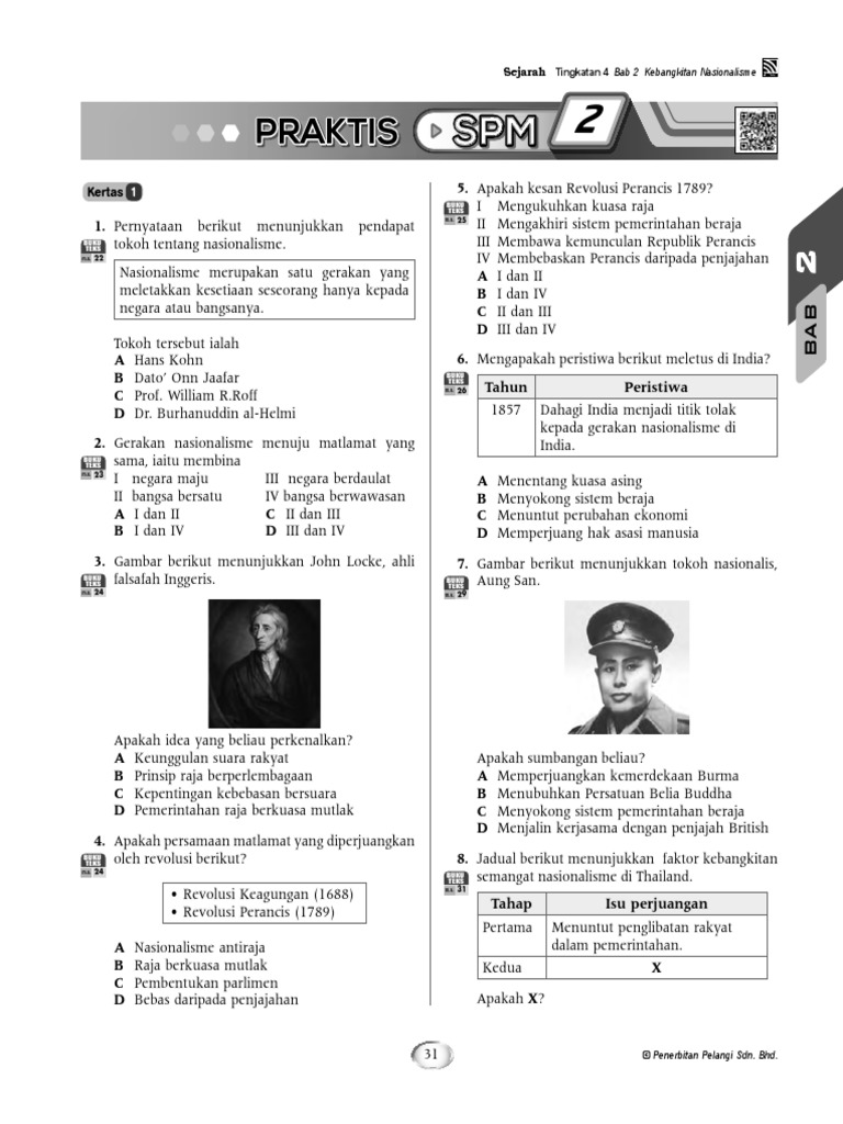 Sej f4 Latihan 2 | PDF