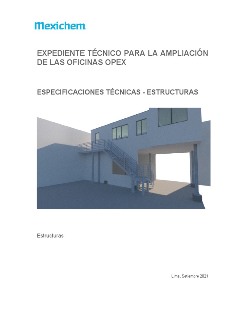 EETT Estructuras - Ampliación OPEX | PDF | Hormigón | Cemento