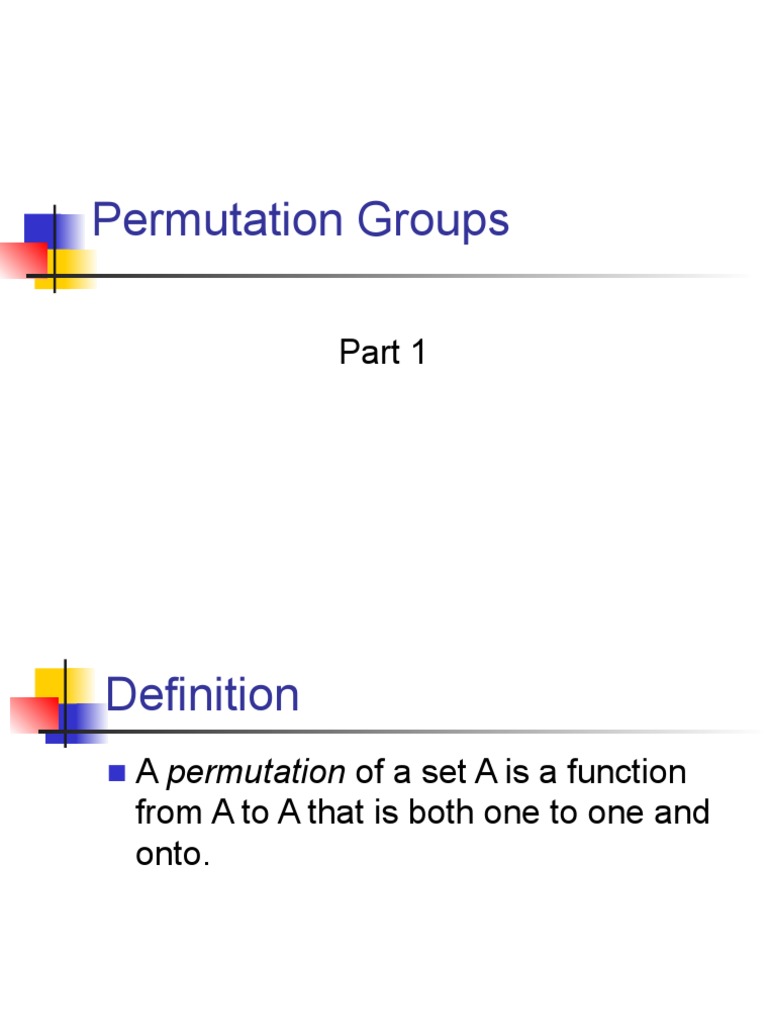 Understanding the S3 Permutation Group | PDF | Teaching Methods ...