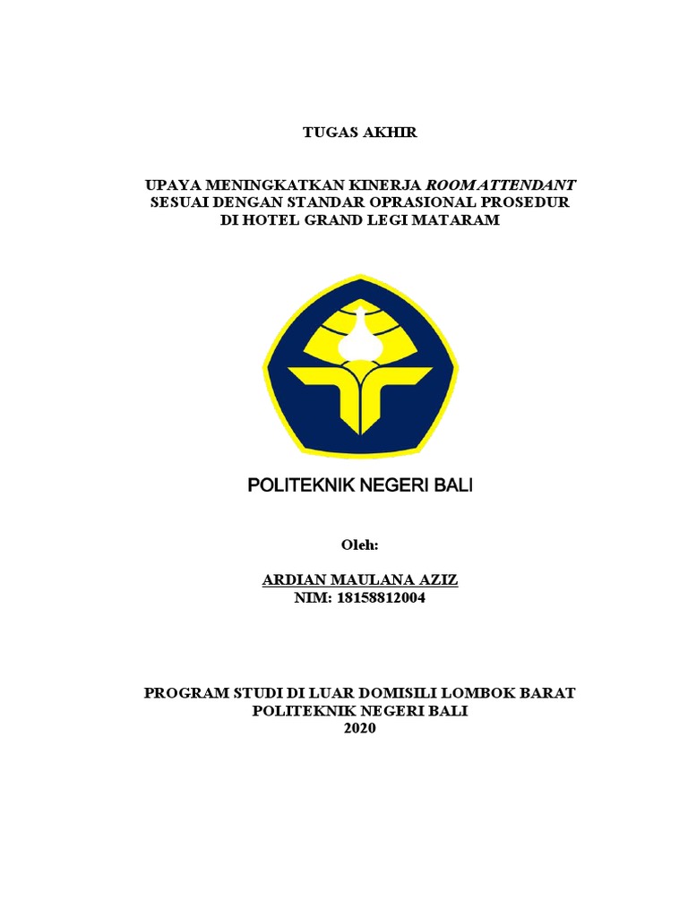 Contoh Ta | PDF | Karier & Perkembangan | Bisnis