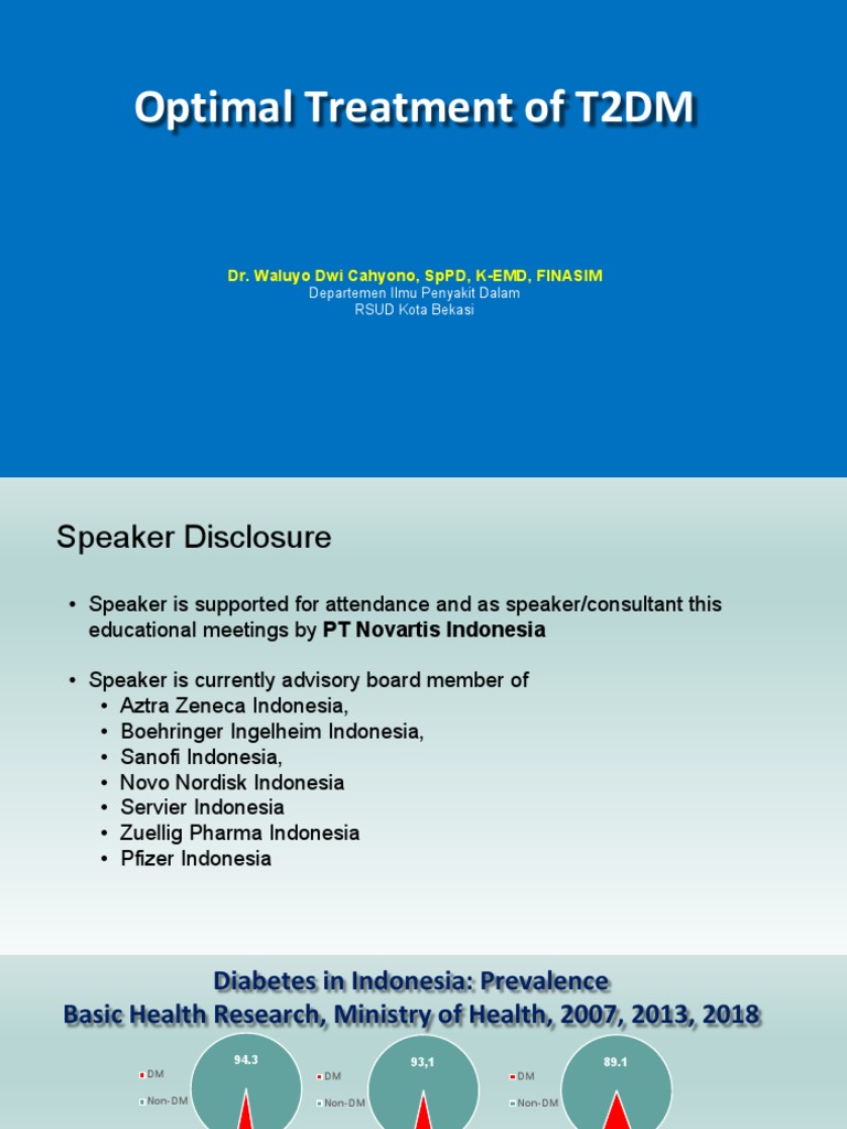 Optimal Treatment of T2DM in JKN DR Waluyo | PDF | Disorders Of ...