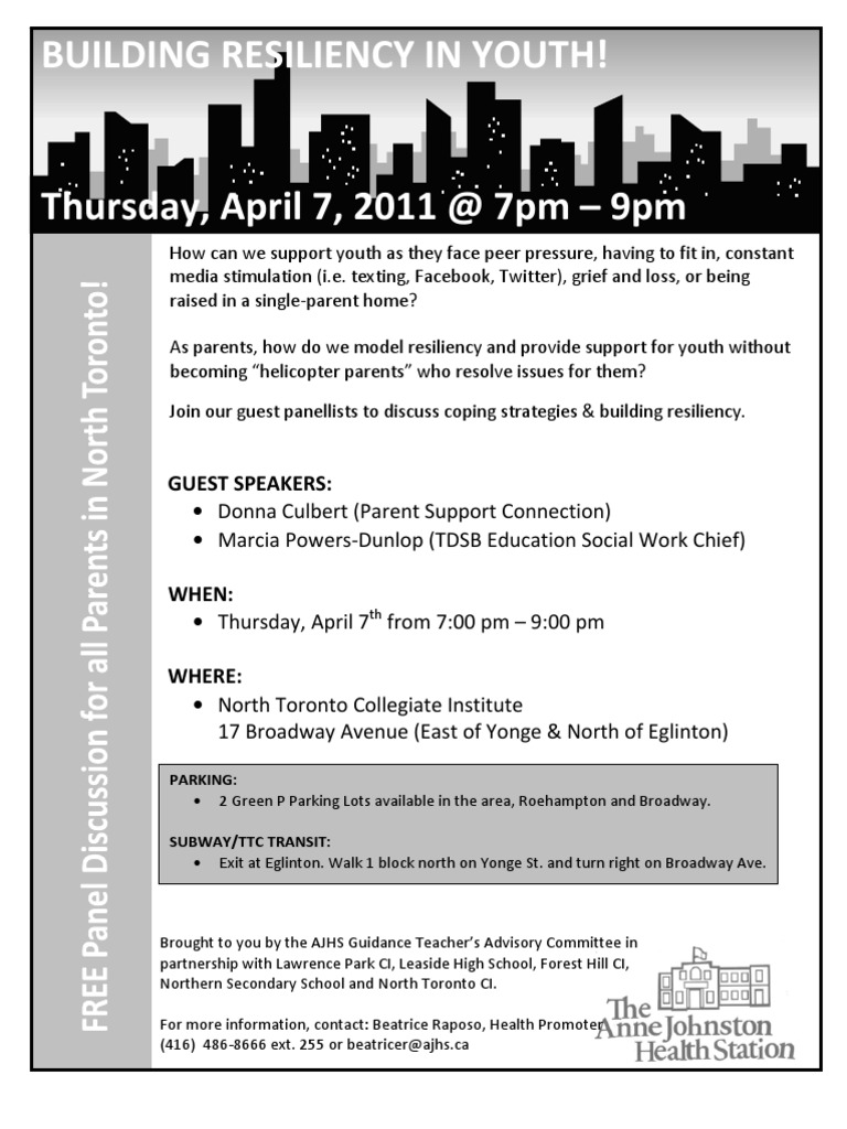 Building Resilience in Youth Workshop | PDF | Psychological Resilience ...