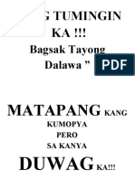Exam Hugot Lines | PDF