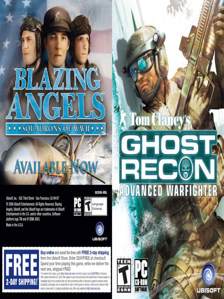 Ghost Recon Advanced Warfighter (PC) - Manual | PDF | Dvd | Window ...