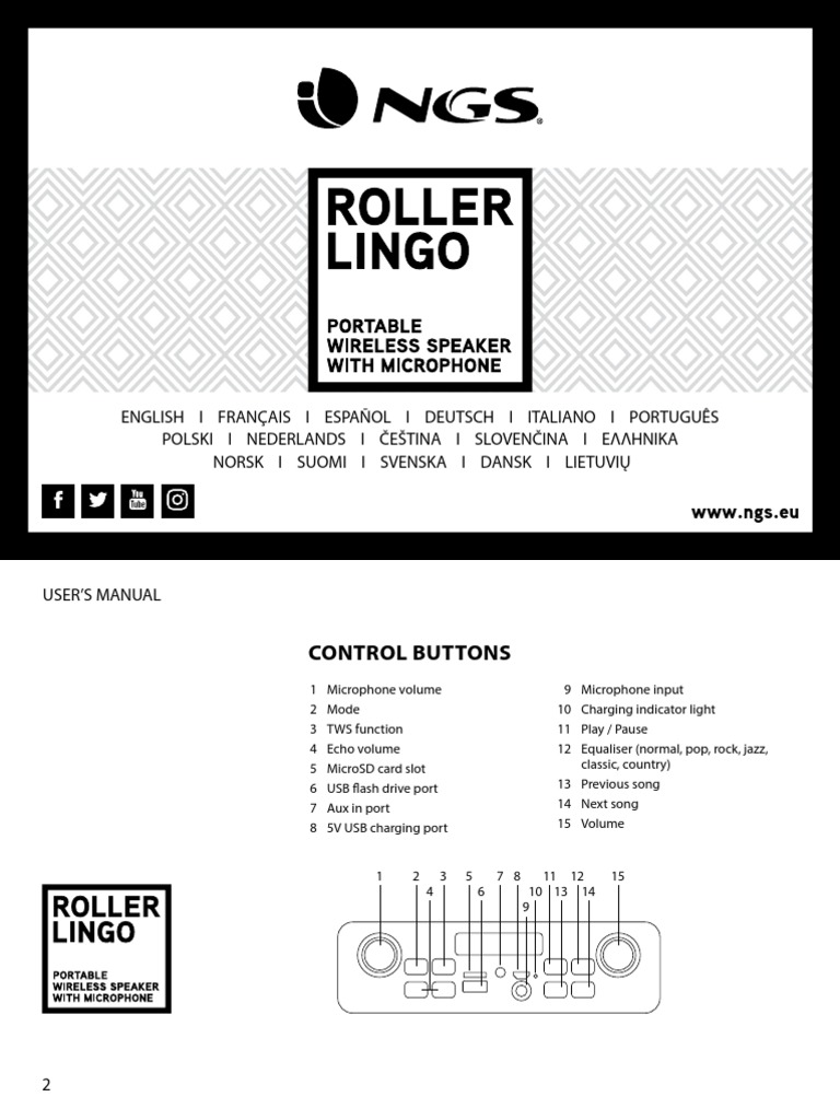 Roller Lingo Manual | PDF | Computer Hardware | Computing