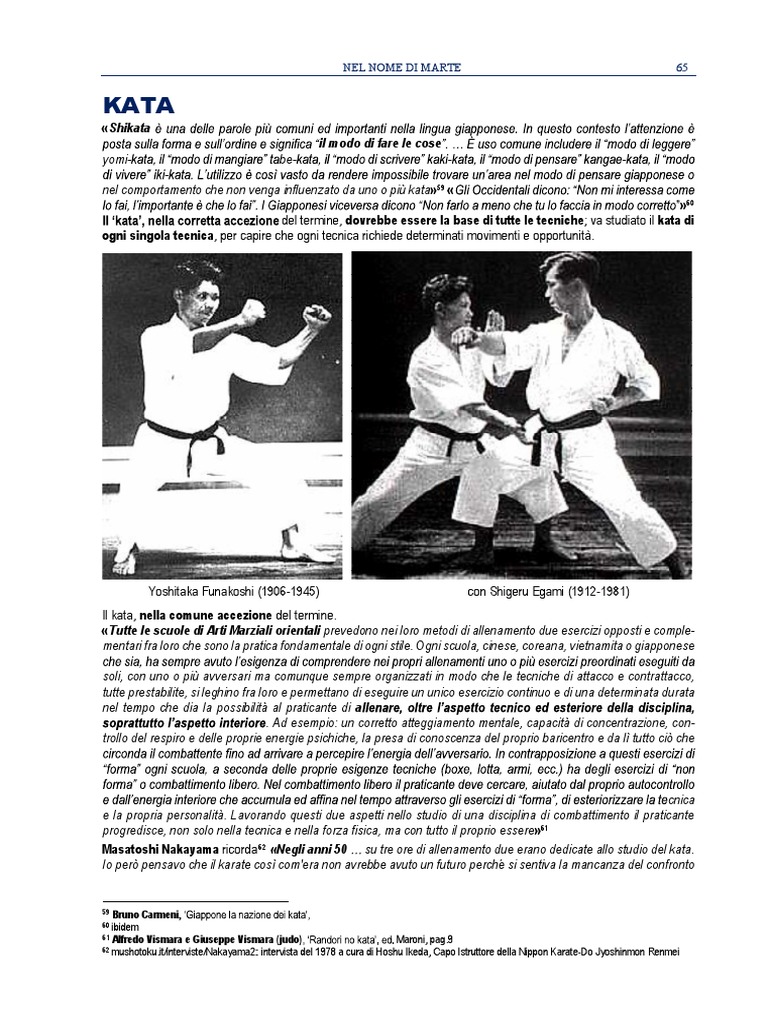 Arte Marziale Kata | PDF