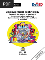 Empowerment-Technology-SHS - Q1 - Mod1 - ICT in The Context of Global Communication - Ver3 | PDF ...