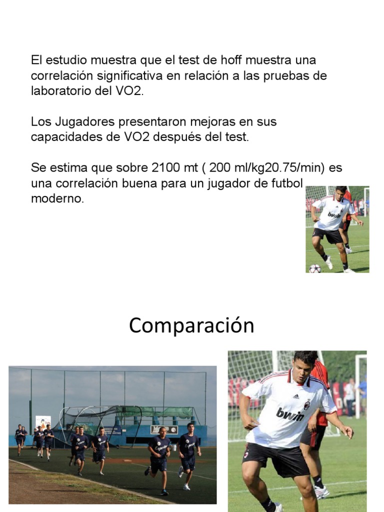 Eficacia del Test de Hoff en Fútbol | PDF | Ciencia y matemáticas