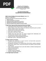 Bank Street Approach in Early Education | PDF | Curriculum | Teachers
