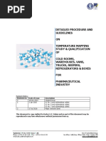 Temperature Mapping Guidelines for Pharma | PDF | Refrigeration | Warehouse