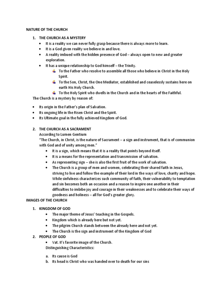 Lesson 4 The Church in The Light of Vatican II | PDF | Catholic Church ...