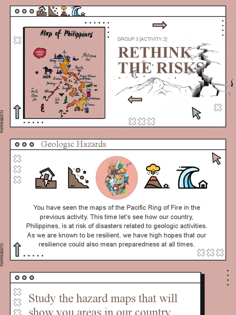 Group 3 - Activity 2 - Rethink The Risks | PDF | Hazards | Volcano
