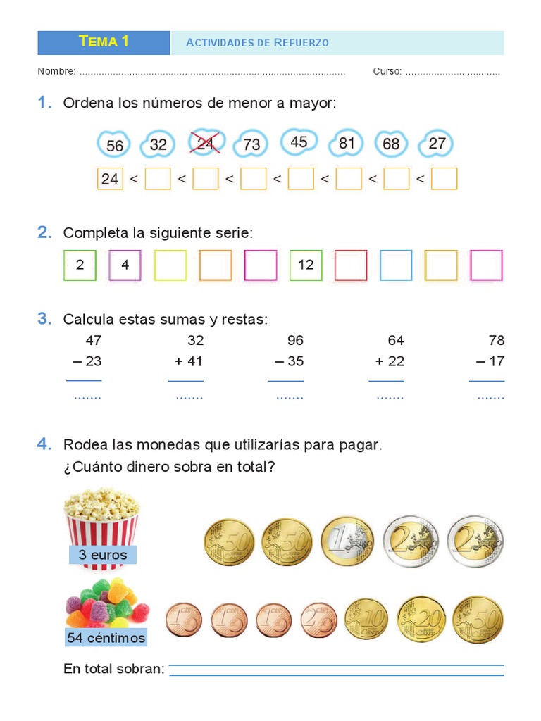 Matemáticas 2 Primaria | PDF